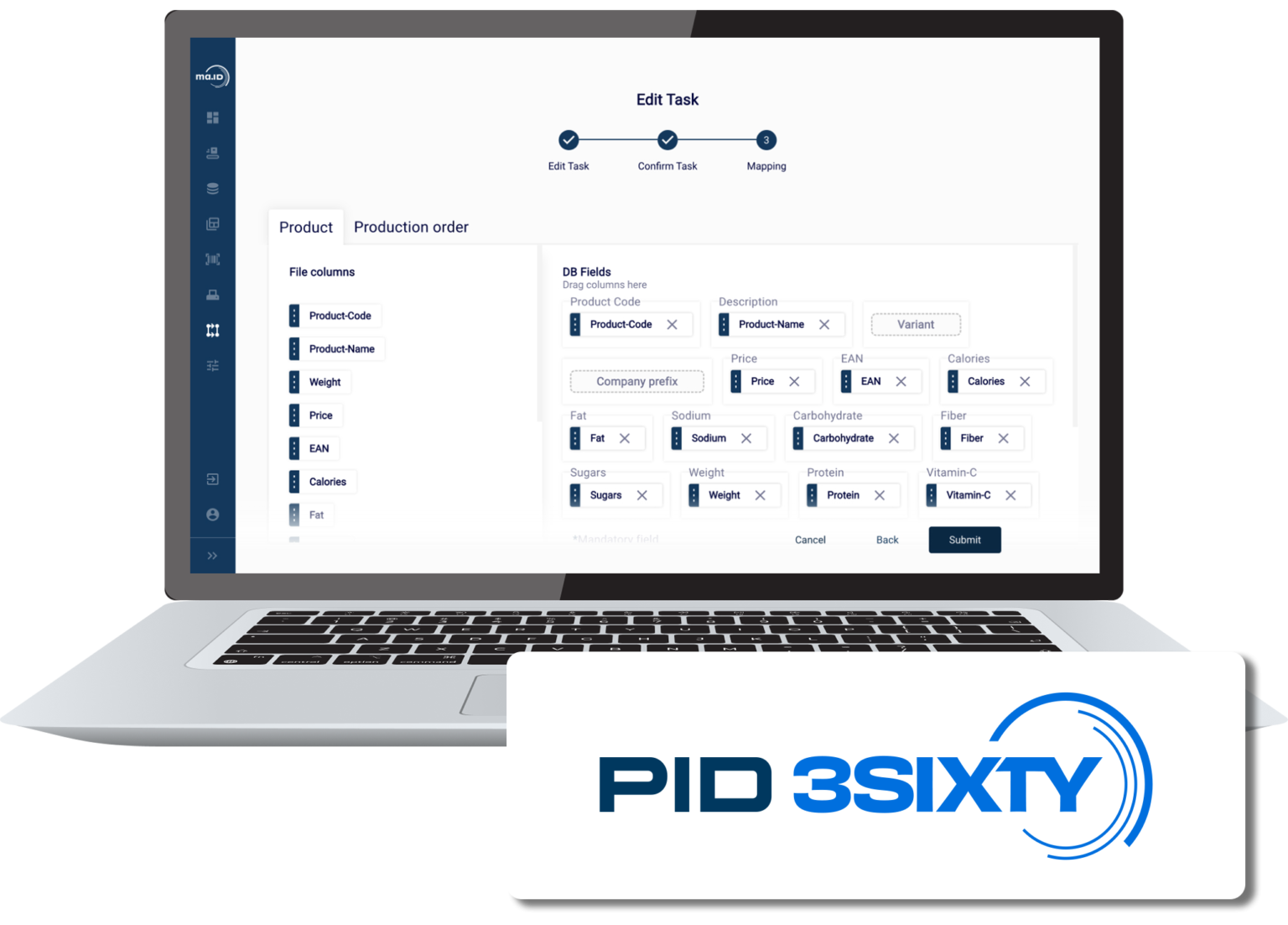 PID 3SIXTY - Software for product identification · Etipack.it